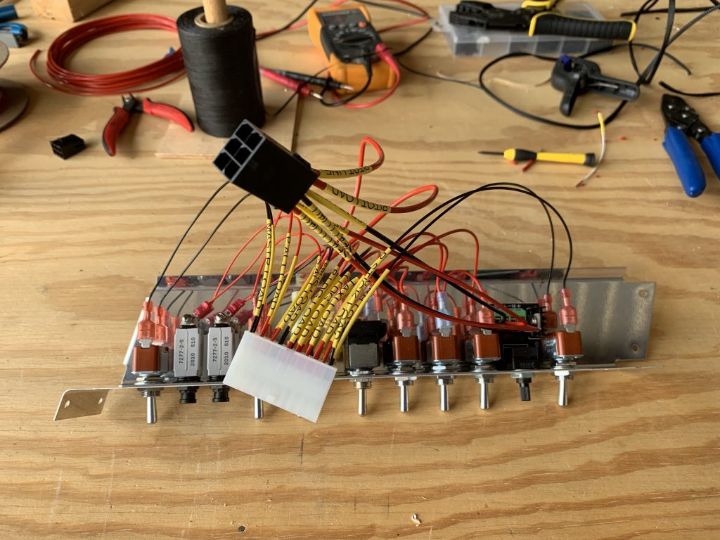 Console wiring, wing wiring penetrations | Philip's RV-8 Build